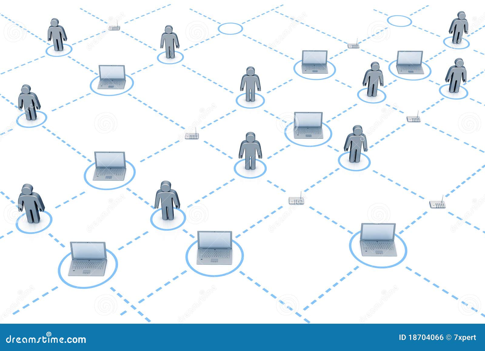 Network communication stock illustration. Illustration of digital ...