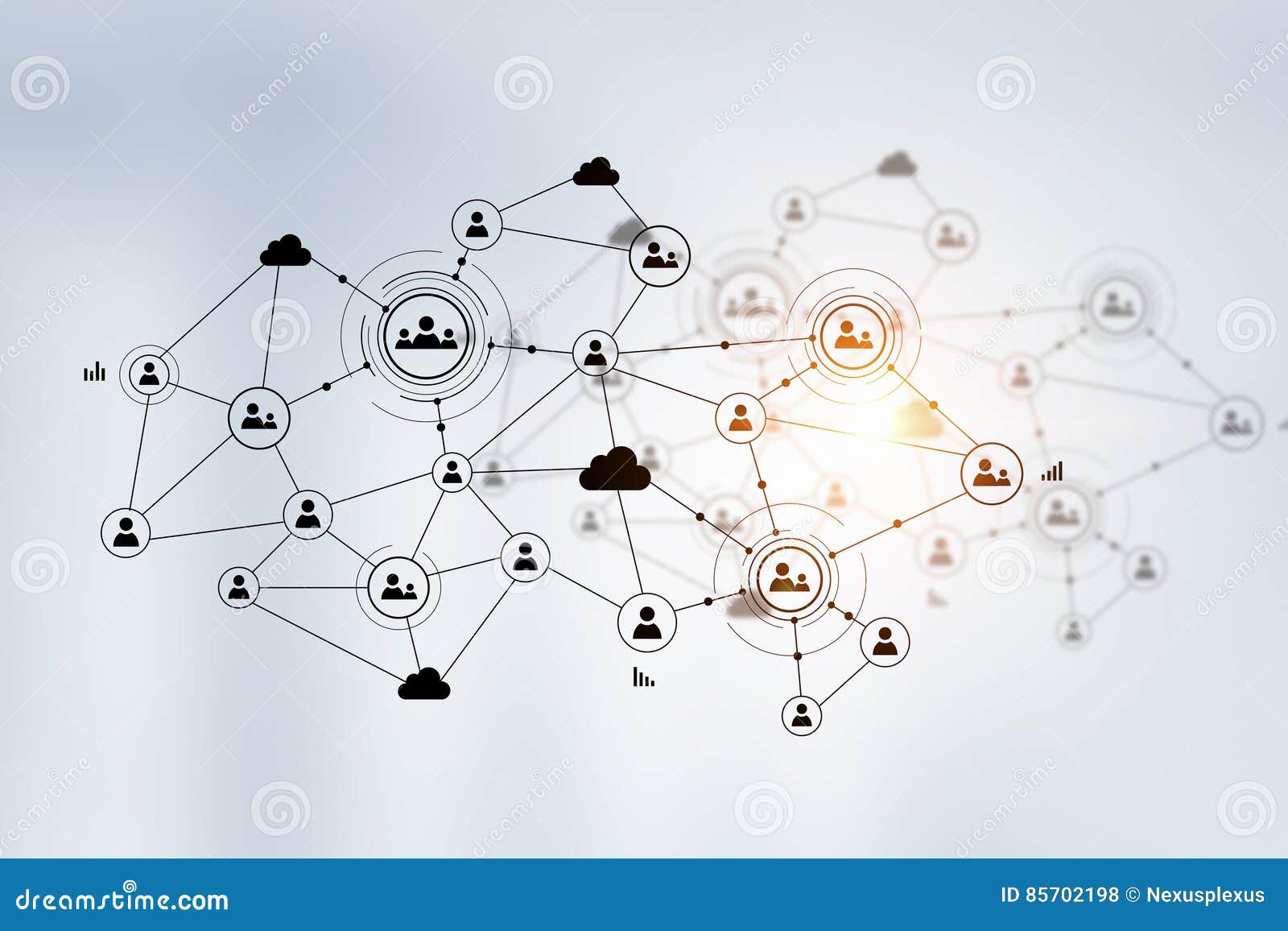 Network Community Concept . Mixed Media Stock Photo - Image of success ...