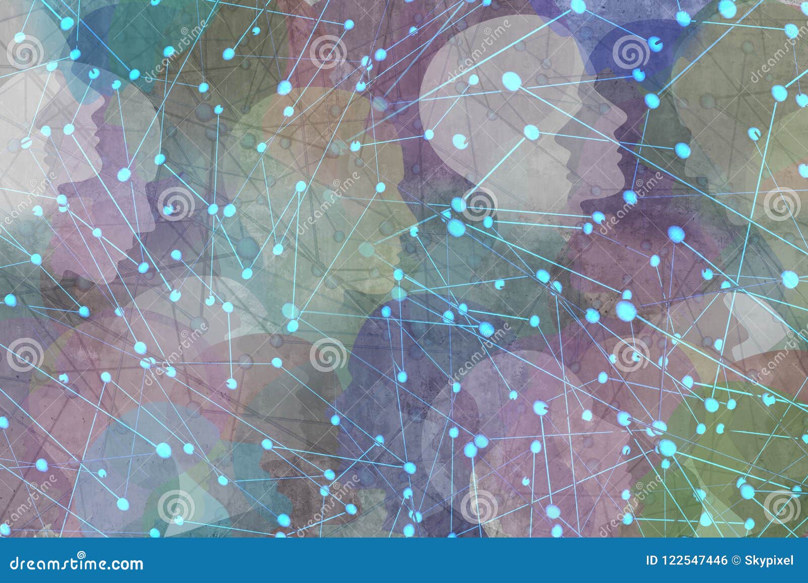 Network Community Concept stock illustration. Illustration of society ...
