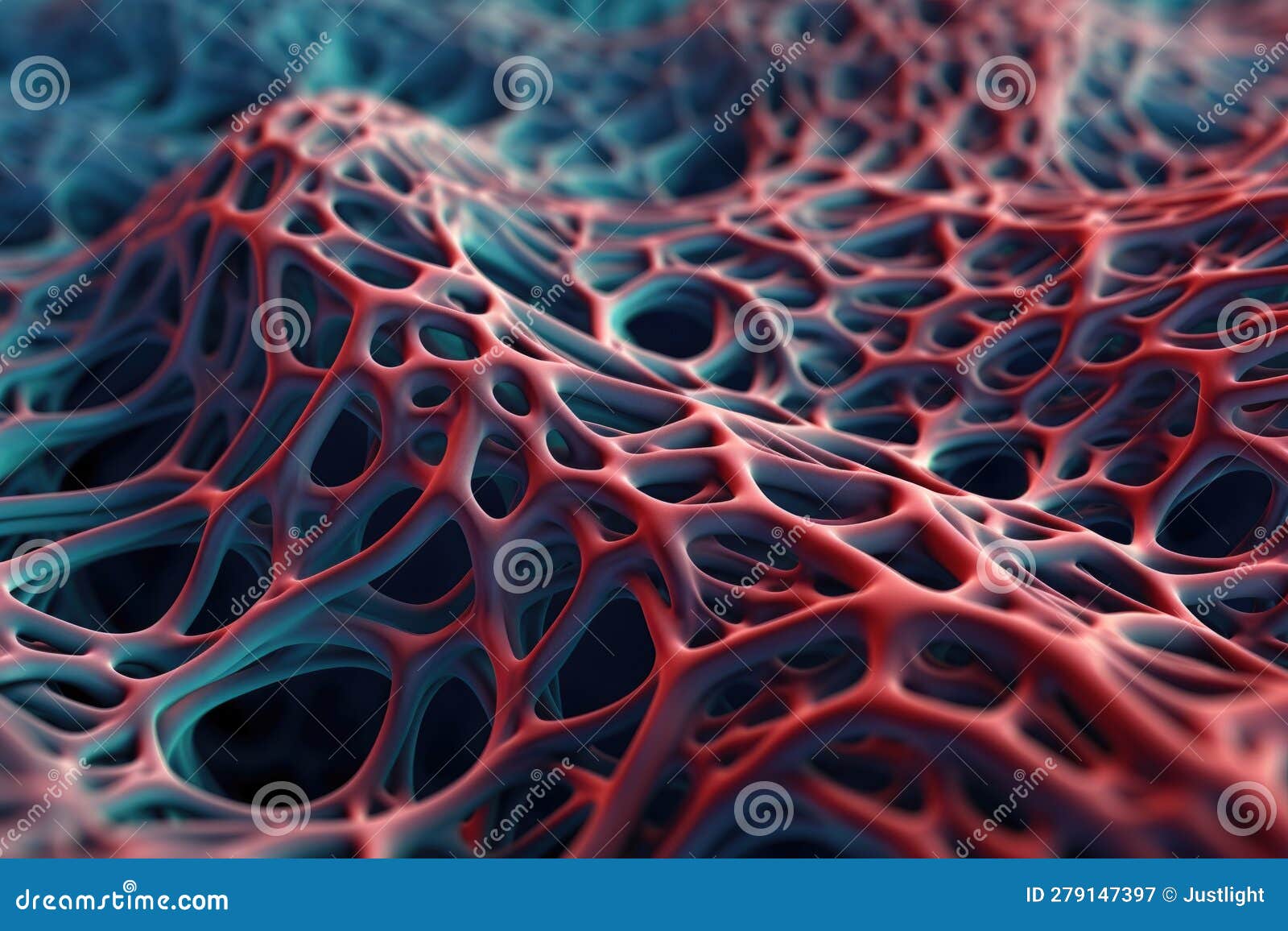 A Network of Complex Muscles Ripple Beneath Velvety . Stock ...