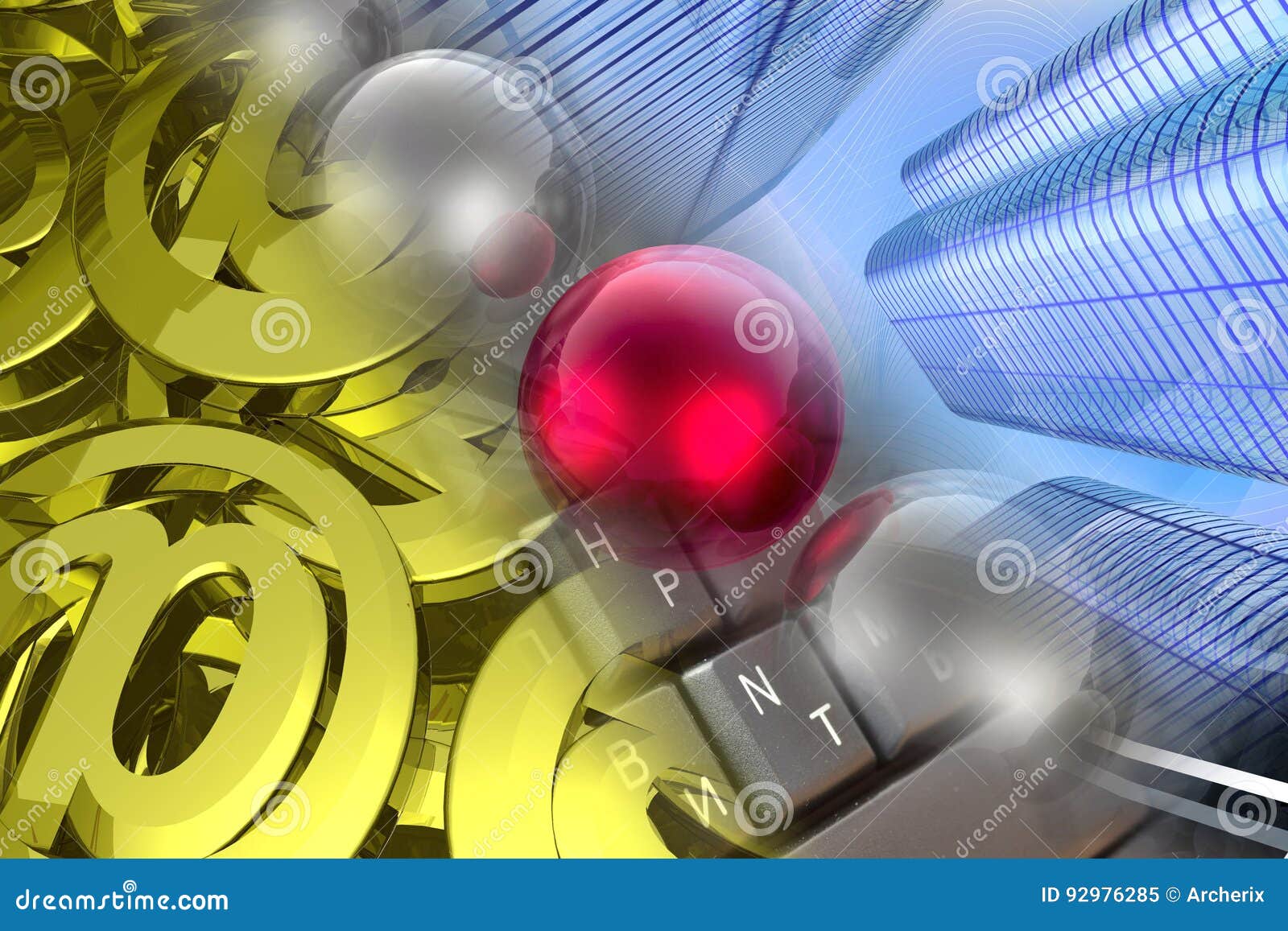 Network stock image. Image of connection, network, balls - 92976285