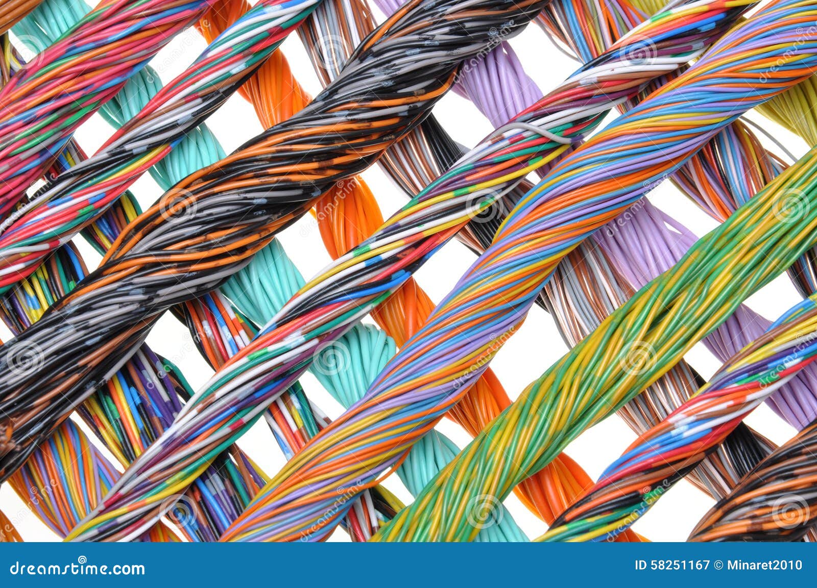 Network Computer Cables, Abstract Transmission in Telecommunications ...