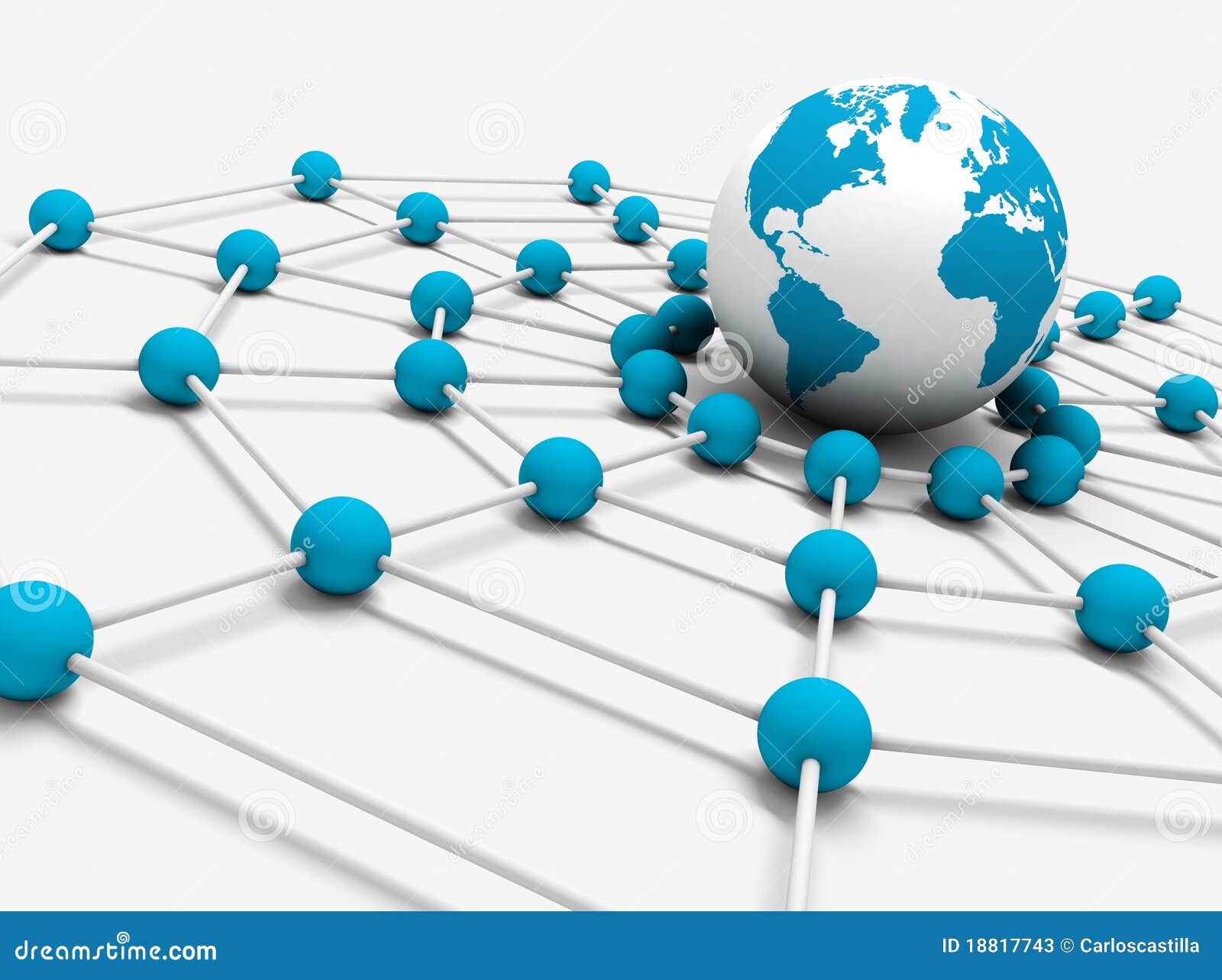 Network concept stock illustration. Illustration of corporation - 18817743