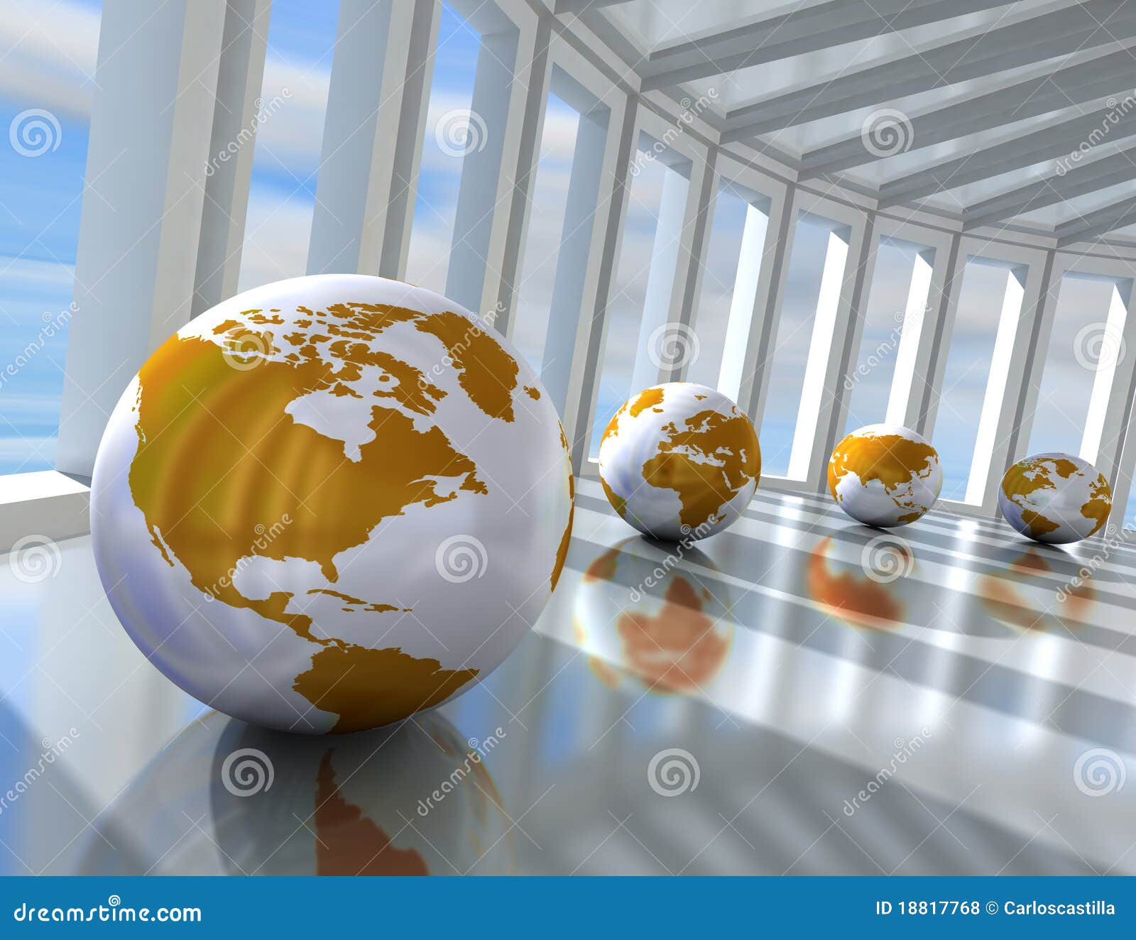 Network concept stock illustration. Illustration of communication ...