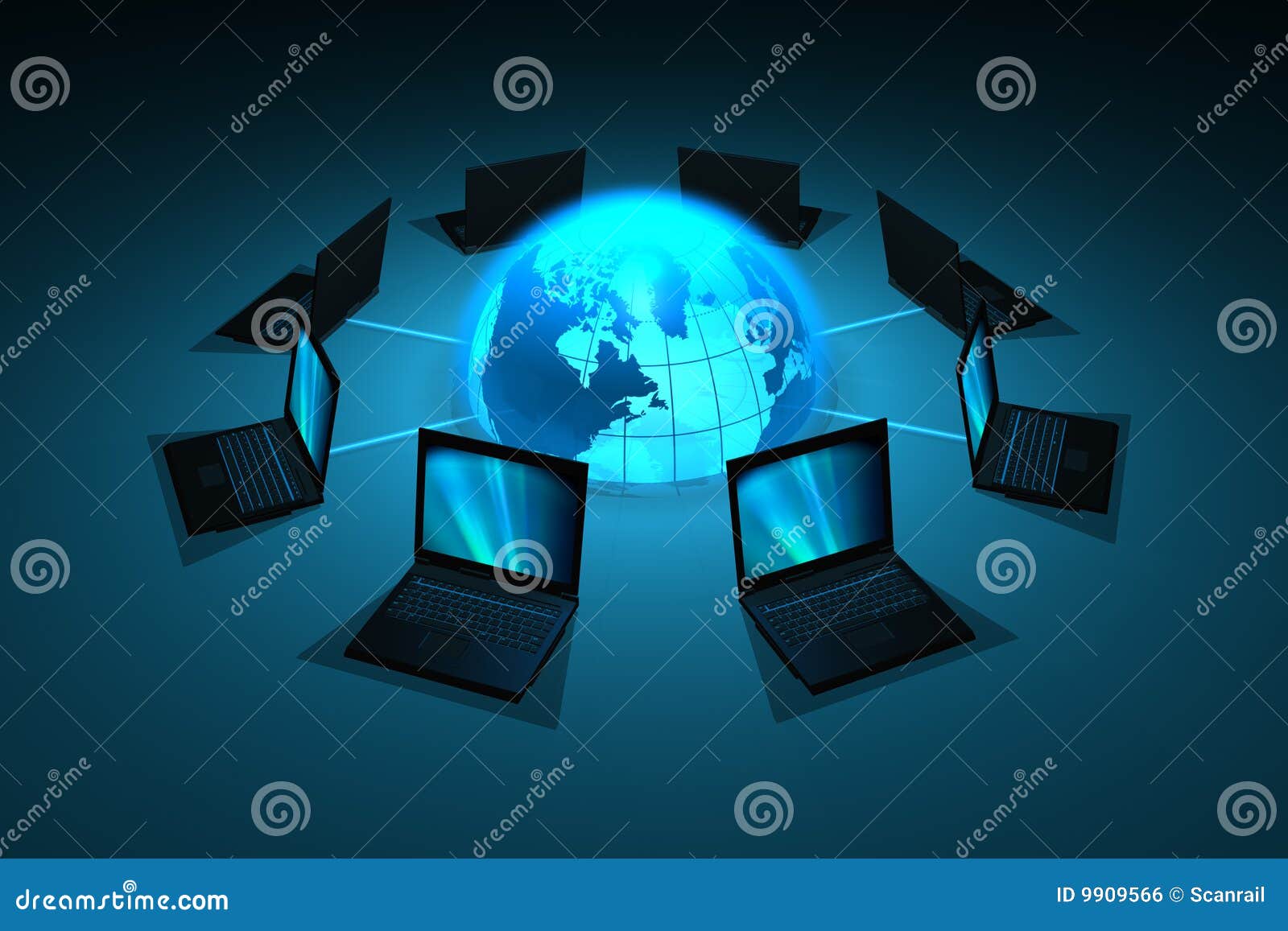 Network concept stock illustration. Illustration of darkness - 9909566