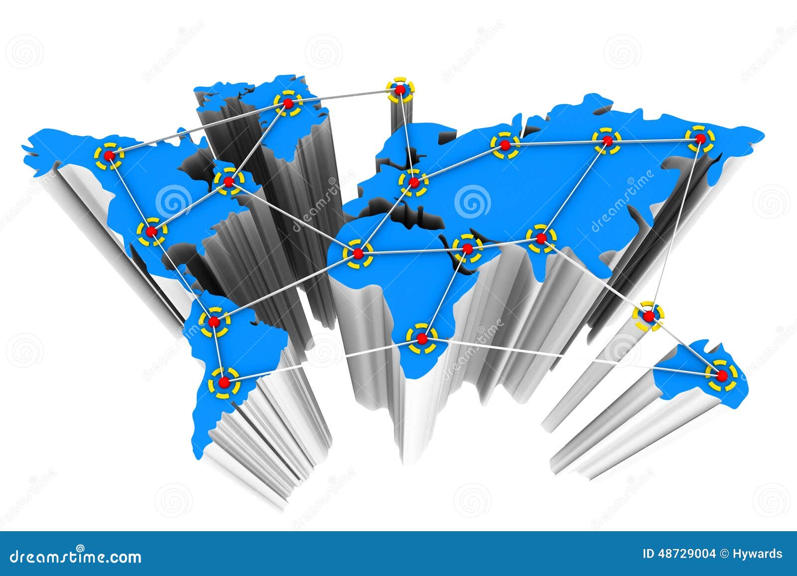Network concept stock illustration. Illustration of technology - 48729004