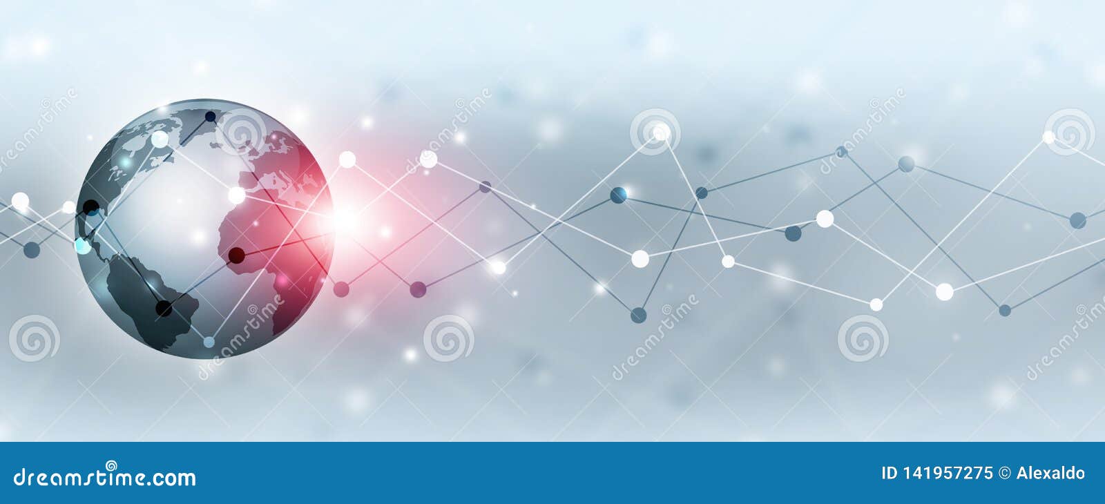 Internet Connections Banner Stock Image - Image of technology, business ...