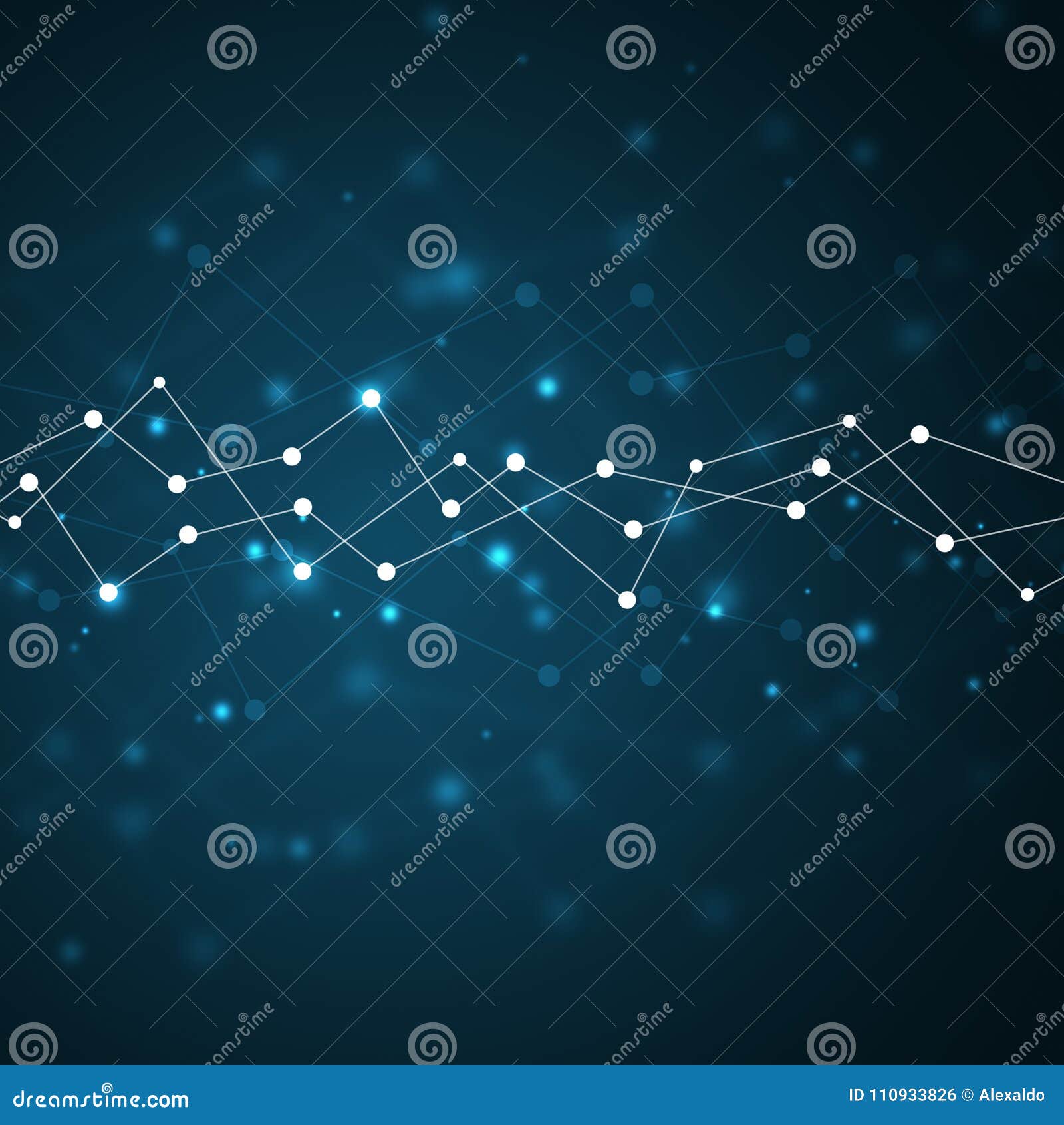 Abstract Technology Connections Stock Illustration - Illustration of ...