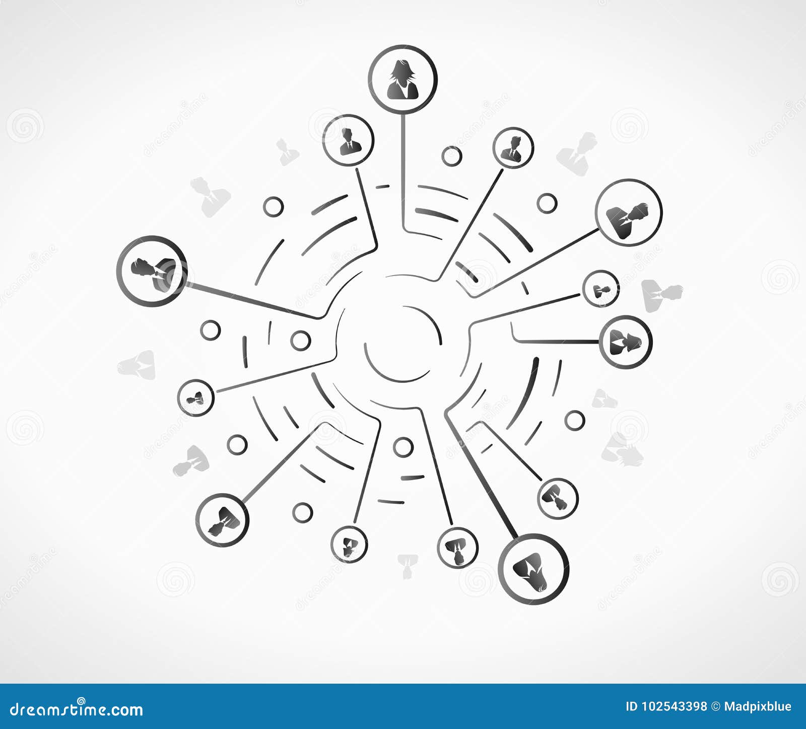 Network stock vector. Illustration of internet, connection - 102543398