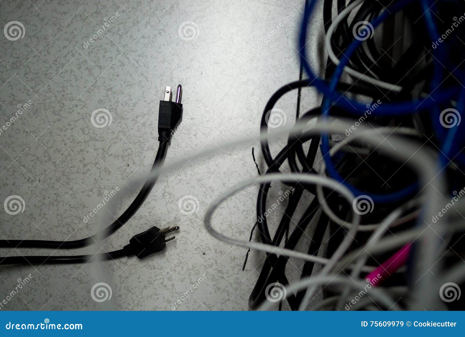 Network Connecting Computers Together in the Same Building As Li Stock ...