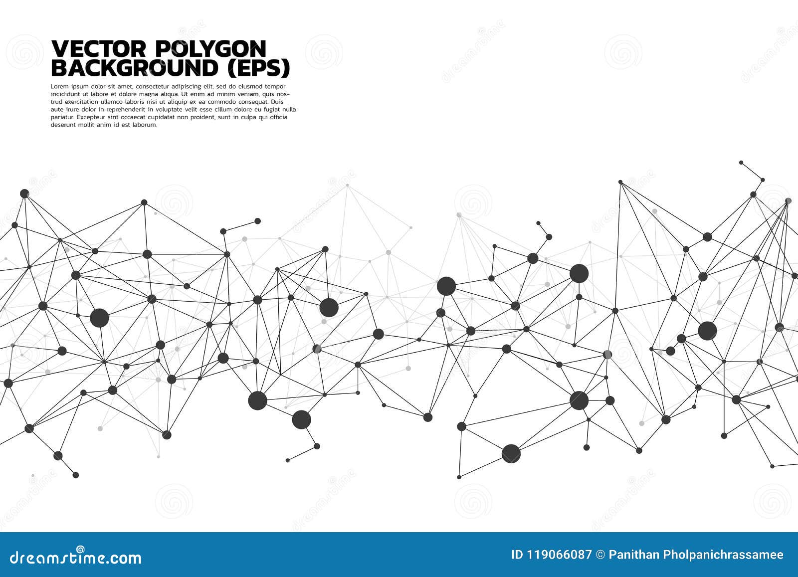 Network Connecting Dot Polygon Background : Concept of Network ... Network Connecting Dot Polygon Background : Concept of Network ...