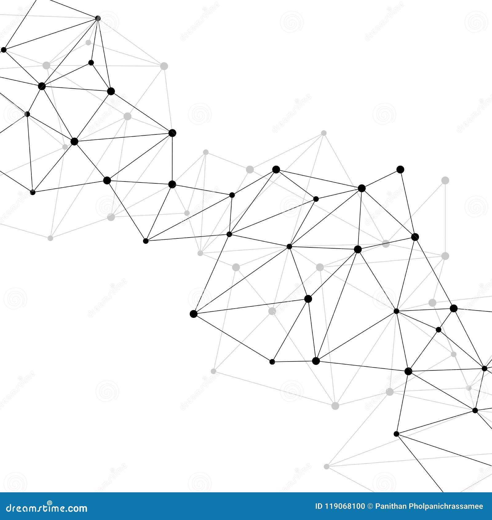 Network Connecting Dot Polygon Background : Concept of Network ... Network Connecting Dot Polygon Background : Concept of Network ...