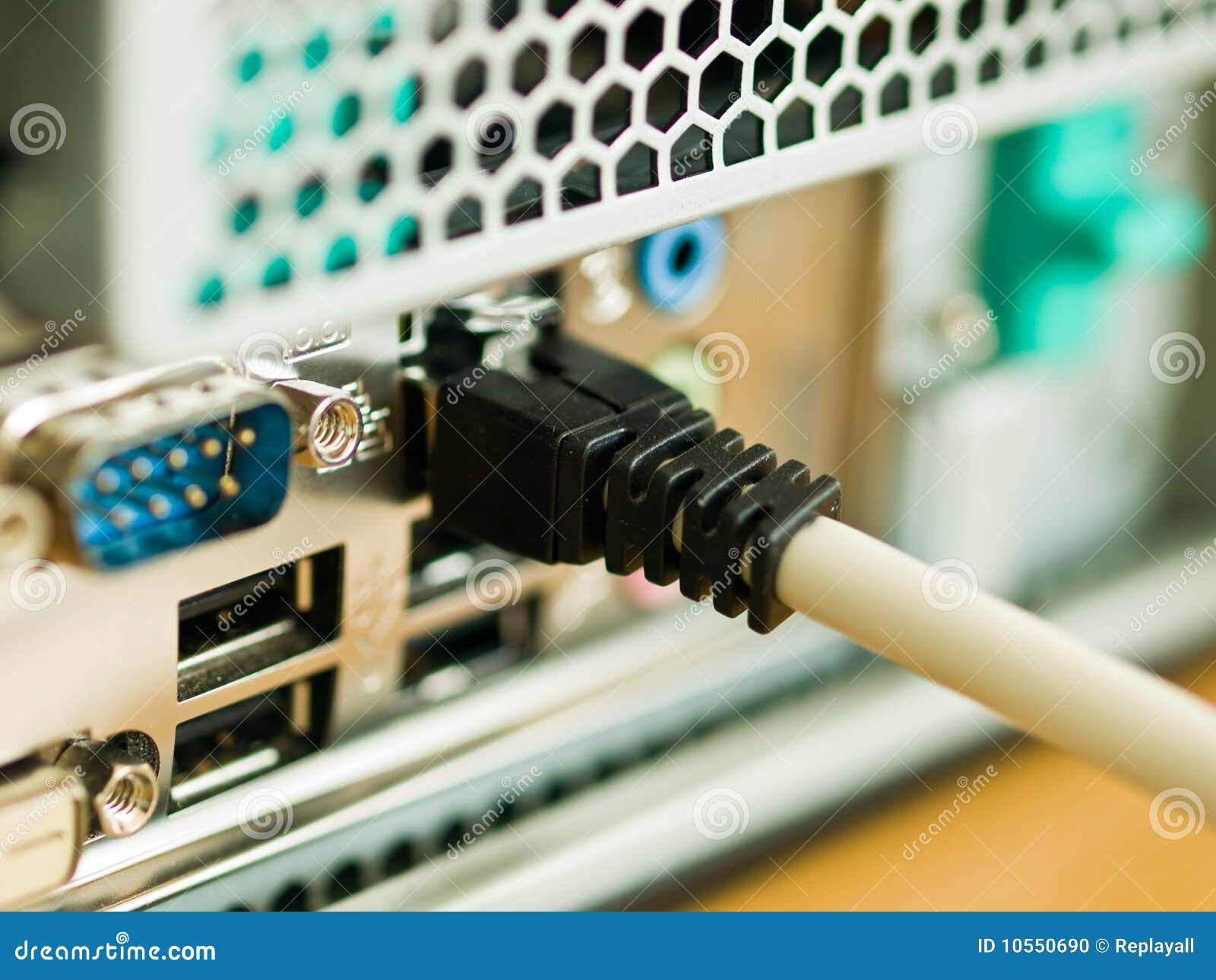 Network connection stock photo. Image of cable, fibre - 10550690