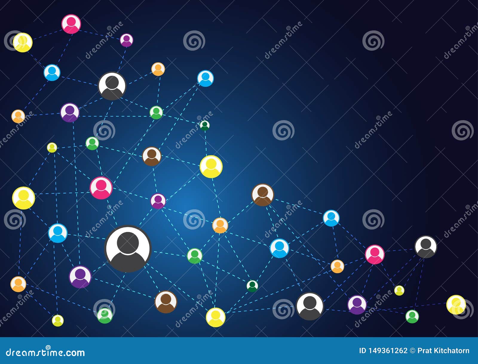 Network Connection Abstract Background Stock Vector - Illustration of ...