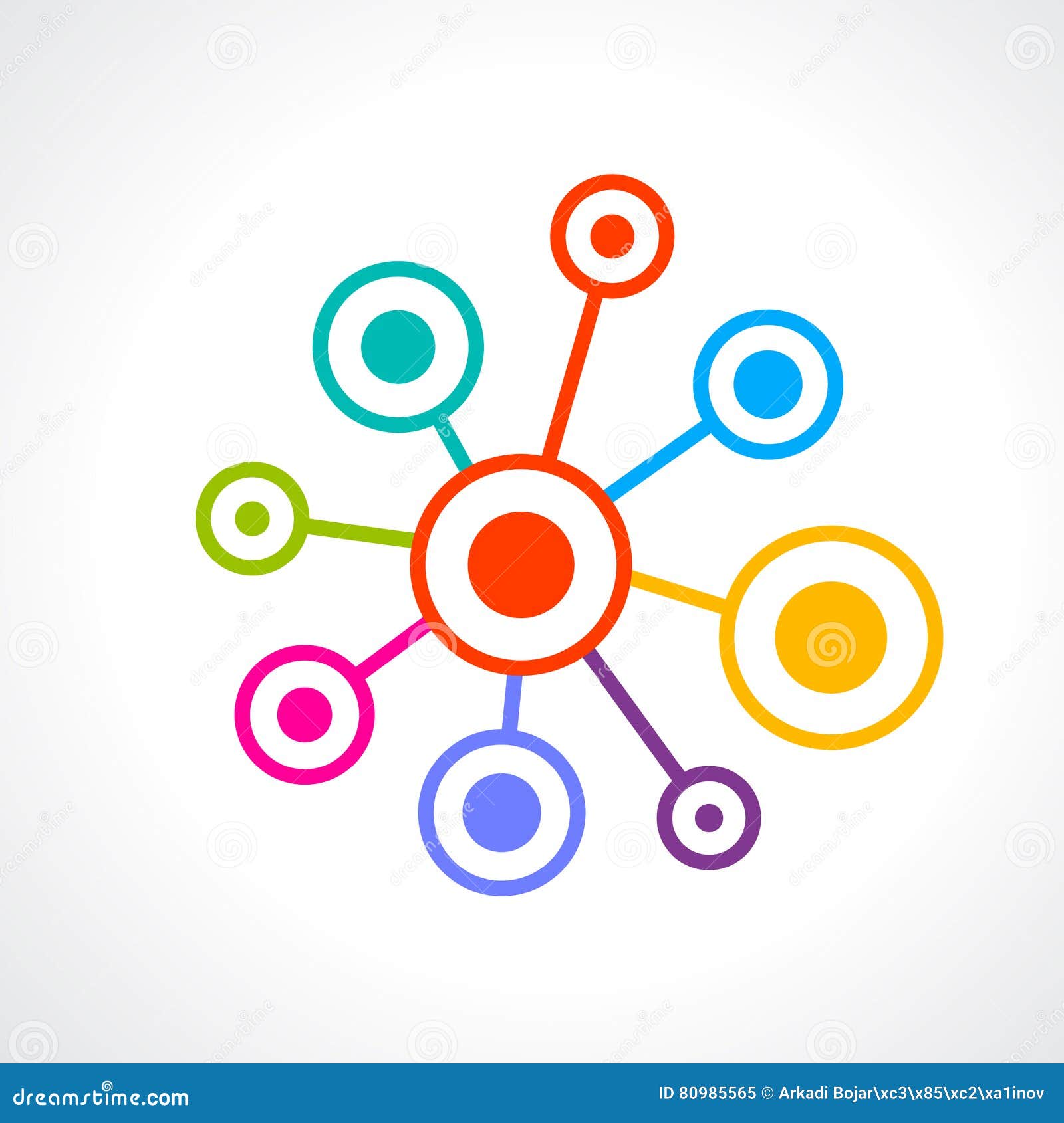 Network Connection Abstract Icon Stock Vector - Illustration of button ...