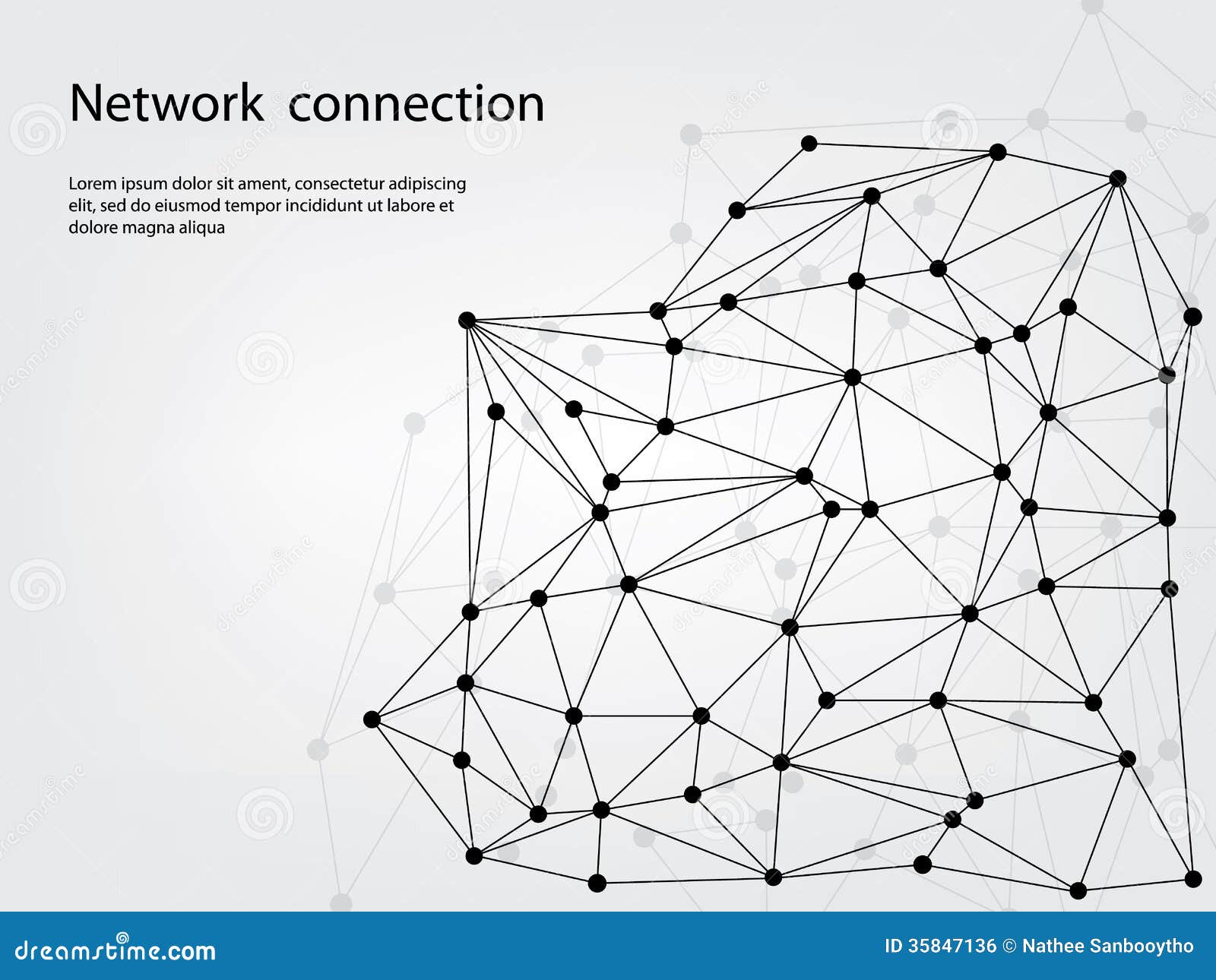 Network connection stock vector. Illustration of connection - 35847136
