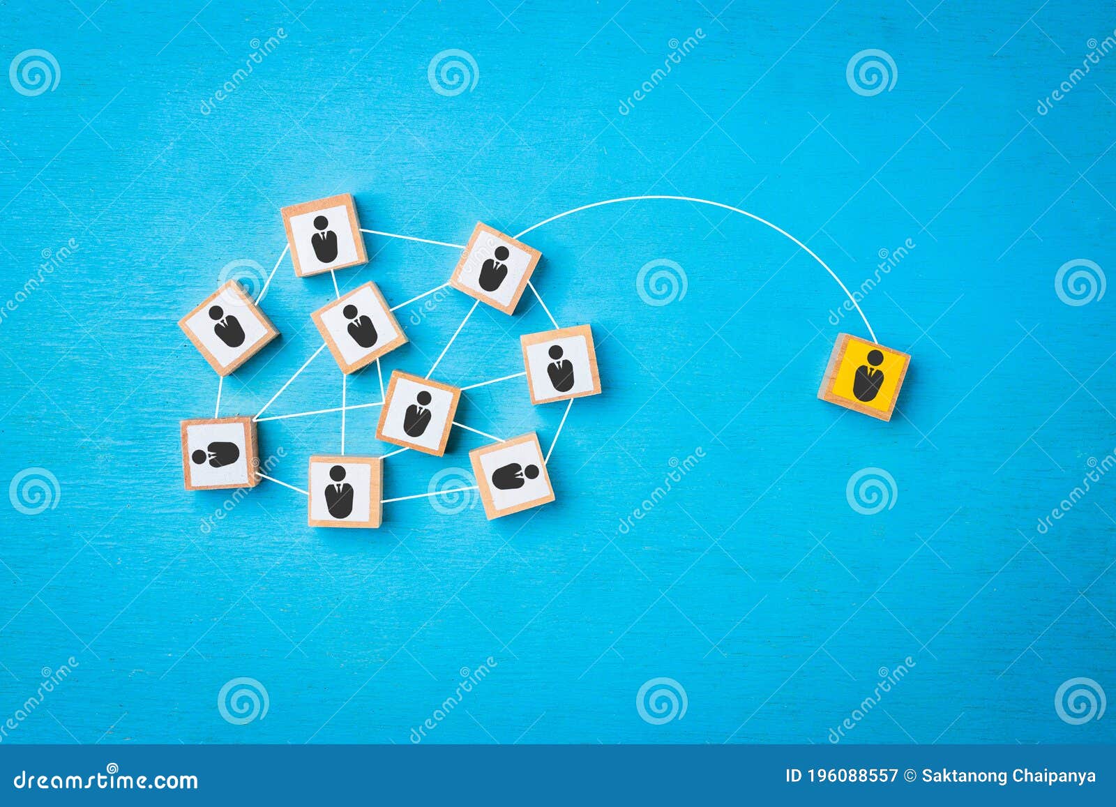 Network Connection Concepts from One Person To Society Stock Image ...
