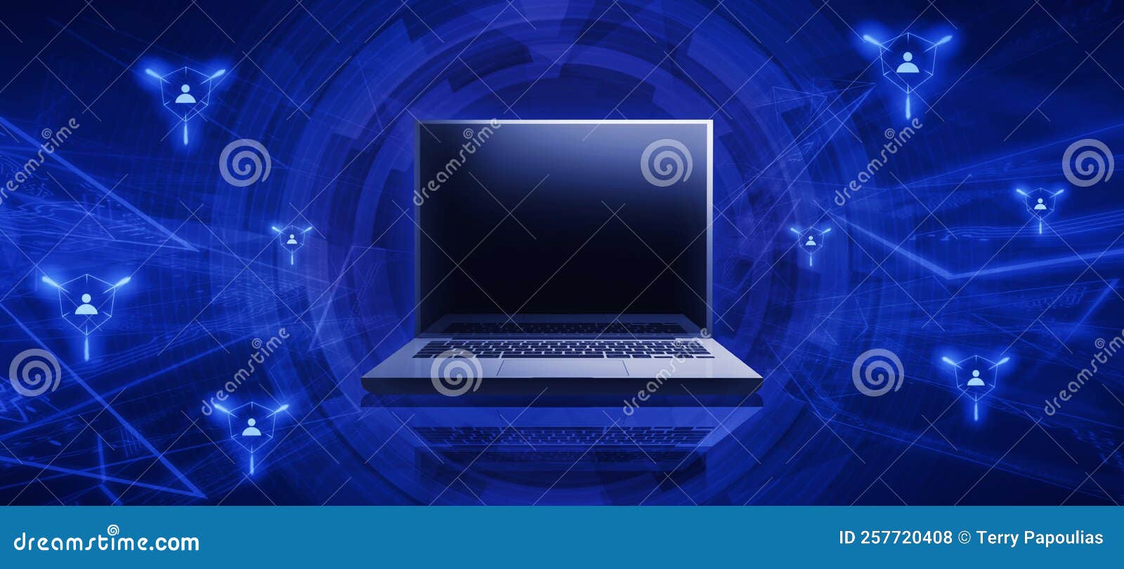 Network Connection, 3D Graphics, Technology Concept Template Stock ...