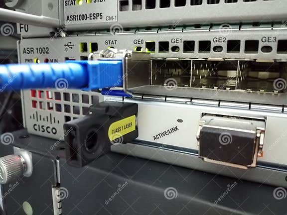 Network Connection Device Fiber Wire Editorial Photo - Image of optic ...