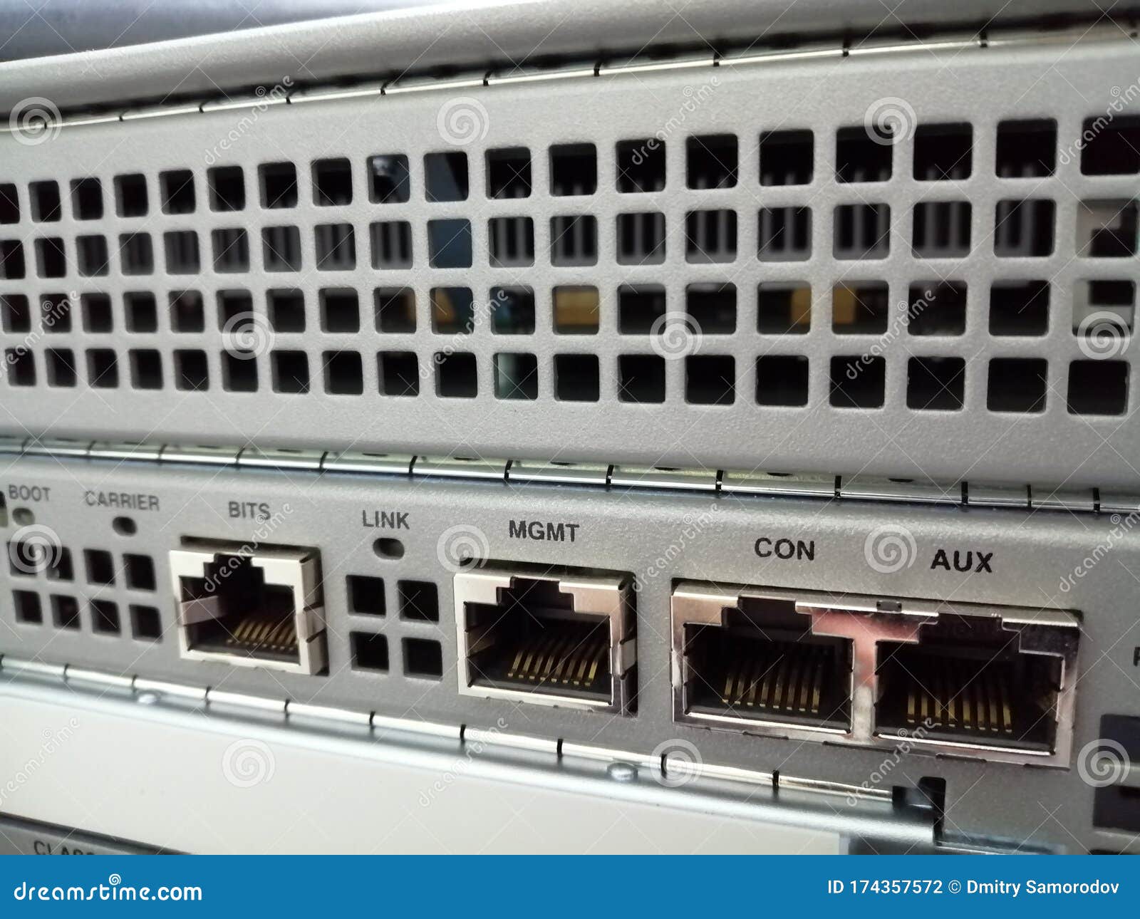 Network Connection Device Fiber Wire Stock Photo - Image of fiber ...