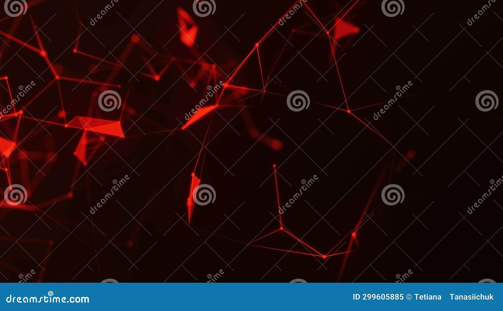 Network Connection Dots and Lines. Data Technology Illustration. Abstract a Dynamic Background ...