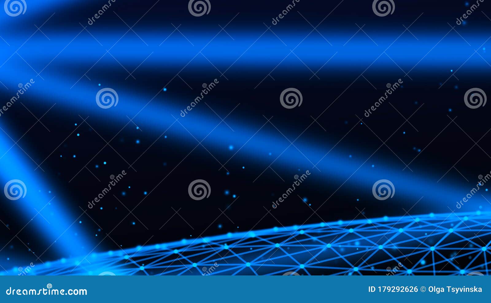 Network Connection Dots and Lines. Technology Background. 3d Rendering ...