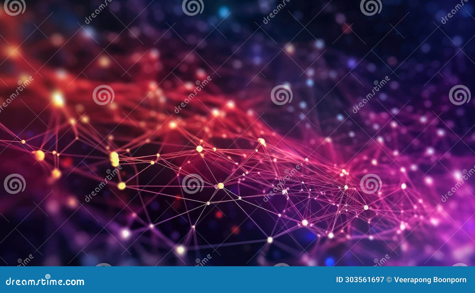 Network Connection Fiber Optic , Abstract Futuristic Network Lines ...