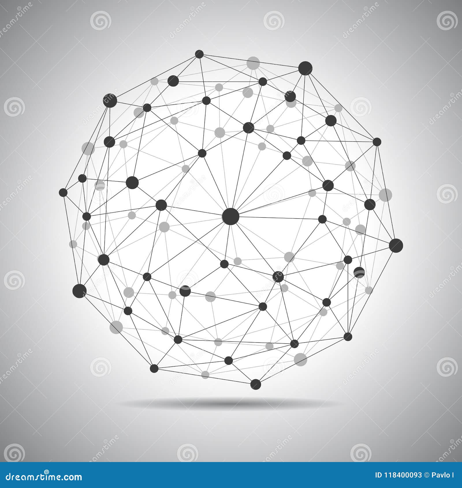 Network Connection, Globe Connection, Technology Sphere, Concept Future ...