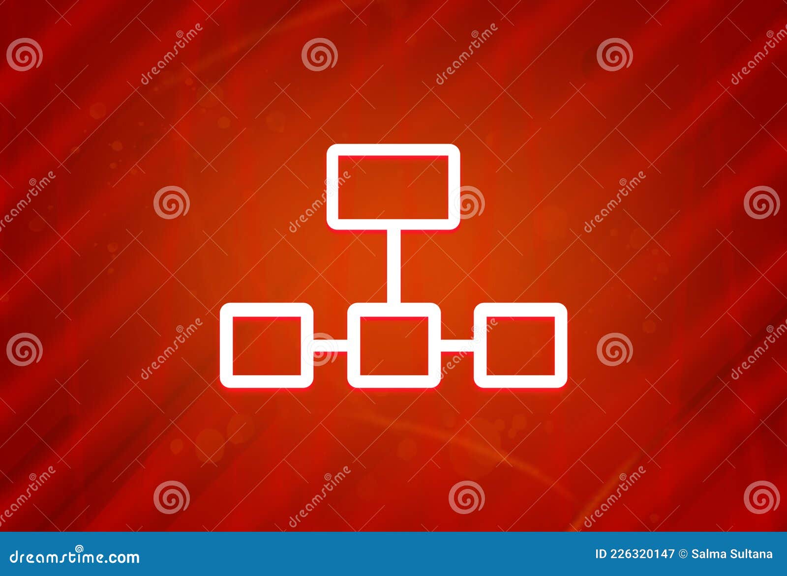 Network Connection Icon Isolated on Abstract Red Gradient Magnificence ...