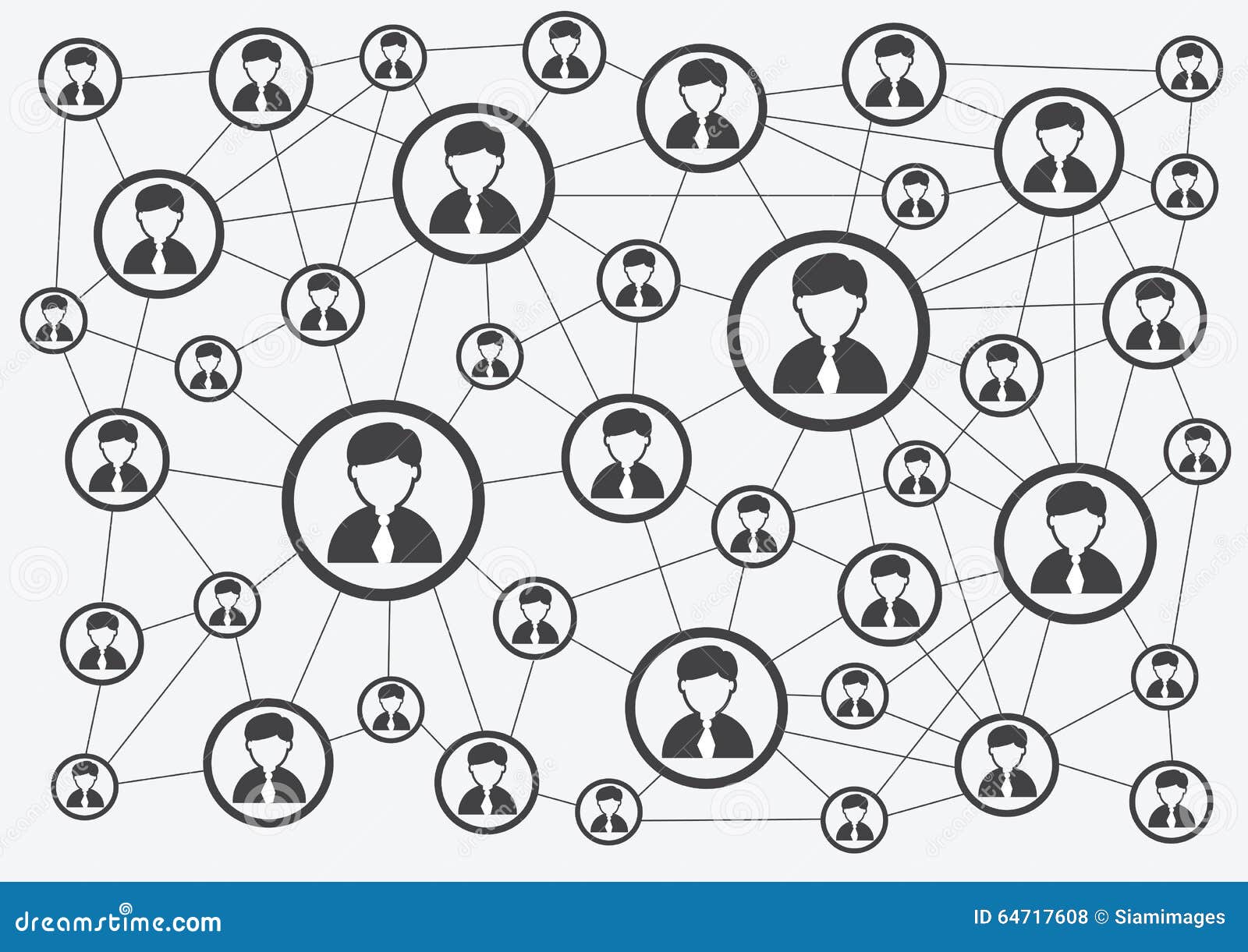 Network connection stock vector. Illustration of discussion - 64717608