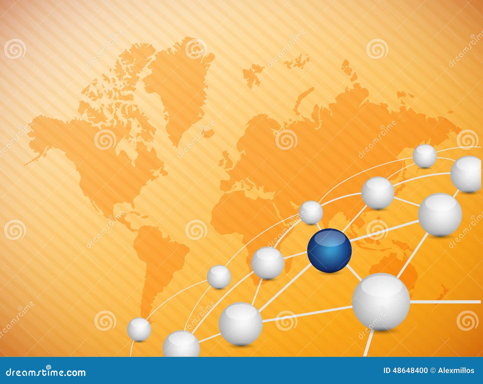 Network Connection Links Illustration Stock Illustration - Illustration ...