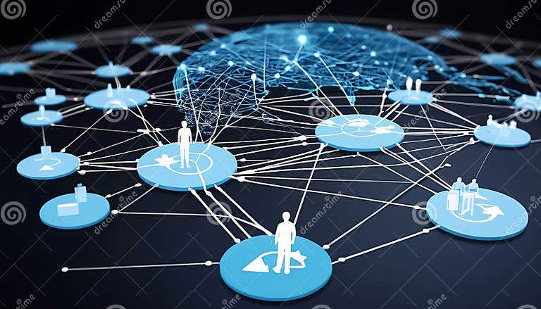 Network Connection Network, Distribution Center and Communication ...