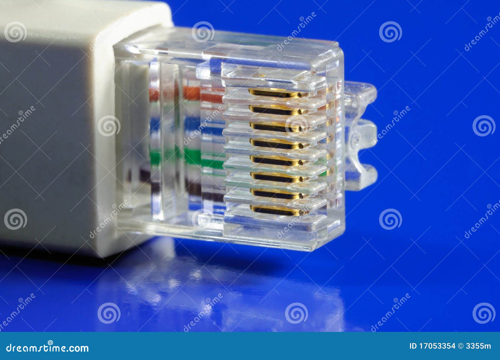 Network connection plug stock photo. Image of digital - 17053354