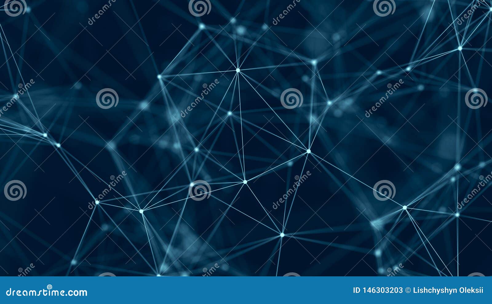 Network Connection Structure. Abstract Digital Background. Science ...