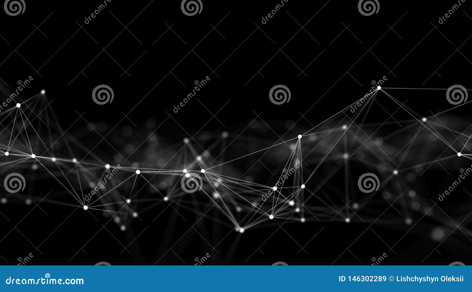 Network Connection Structure. Background for Business Event. Science ...