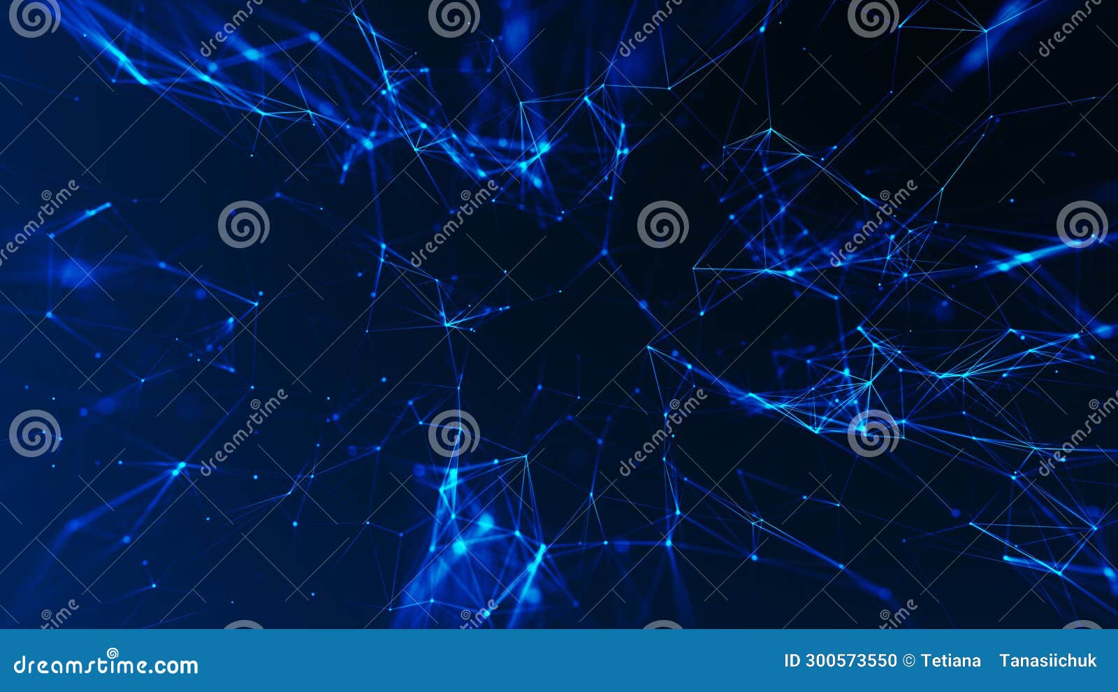 Network Connection Structure. Big Data. Connecting Points and Lines. Abstract Technology ...