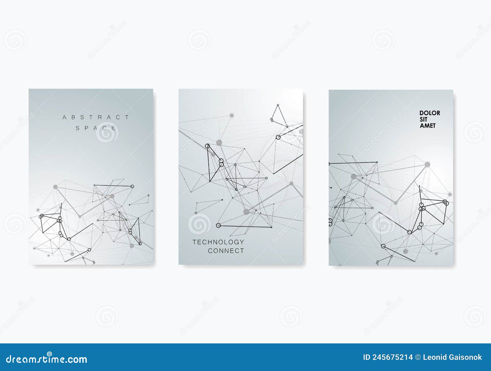 Network Connection Structure Brochure. Poster, Banner, Brochure, Flyer ...