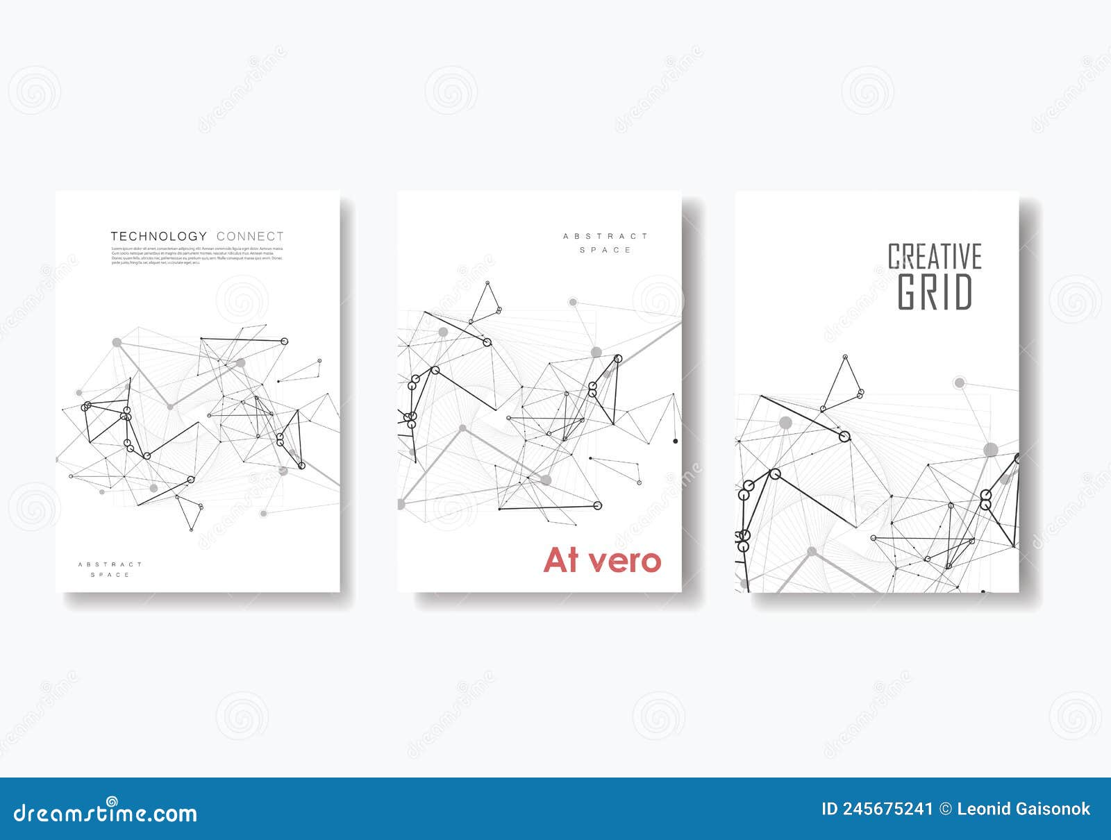 Network Connection Structure Brochure. Poster, Banner, Brochure, Flyer ...