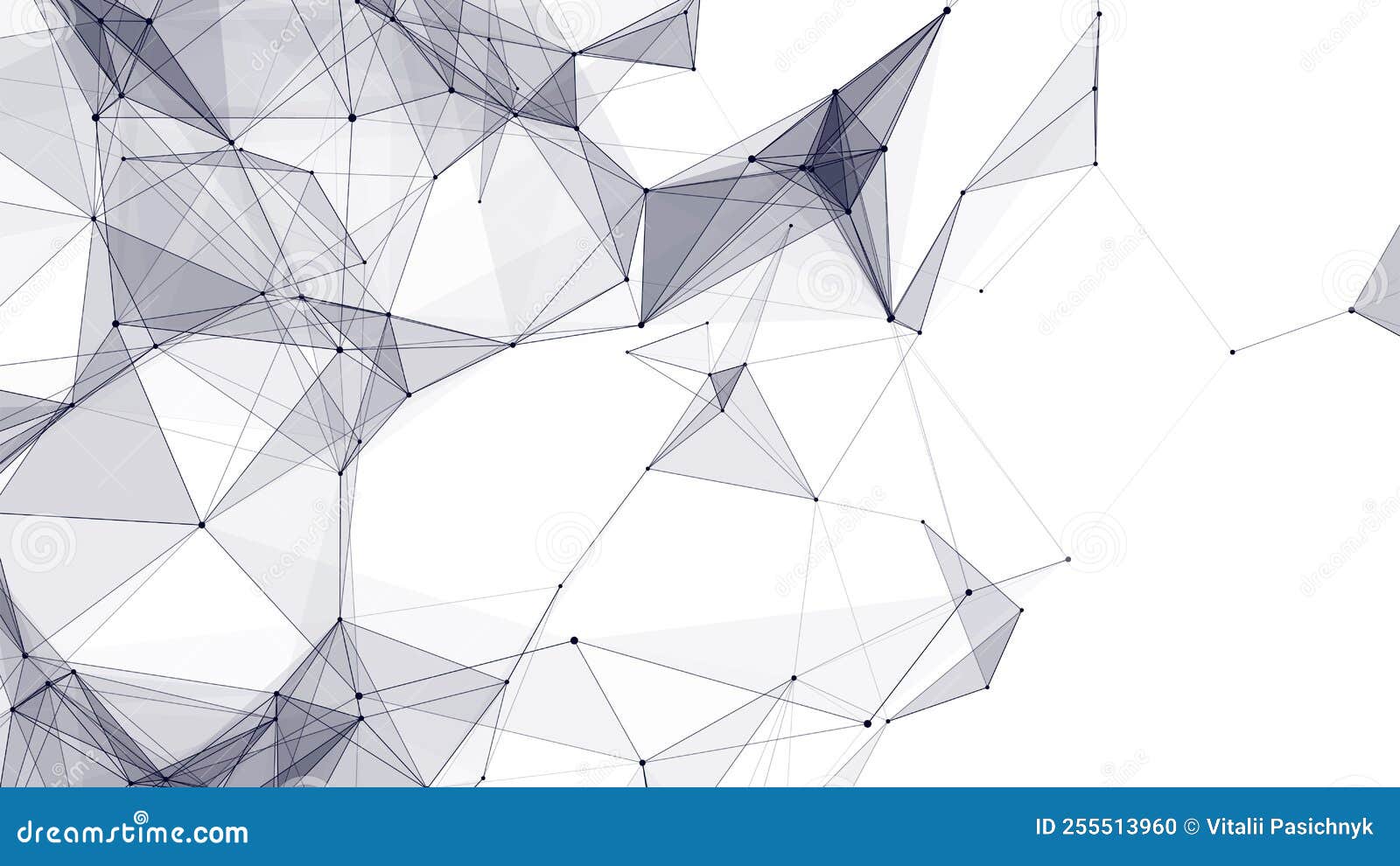 Network Connection Structure. Concept of Hi Tech and Future. Communication and Web Concept. Big ...