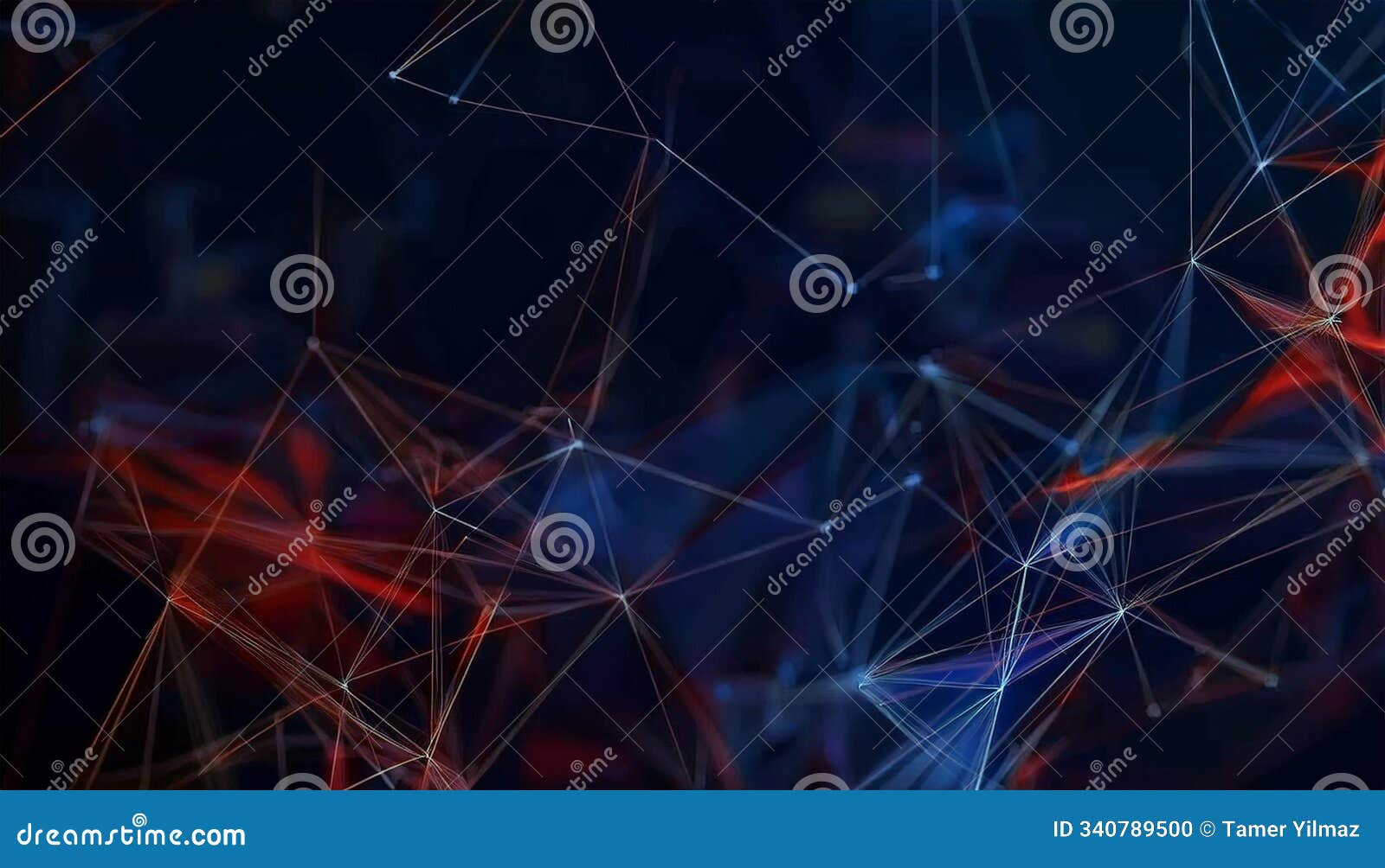 Network Connection Structure. Connecting Points and Lines. Big Data. Abstract Technology ...