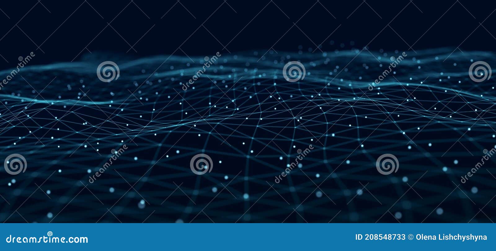 Network Connection Structure. Data Transfer. Abstract Background with Interweaving of Dots and ...