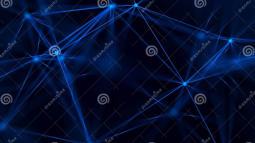 Network Connection Structure Data Transfer Abstract Background With Interweaving Of Dots And
