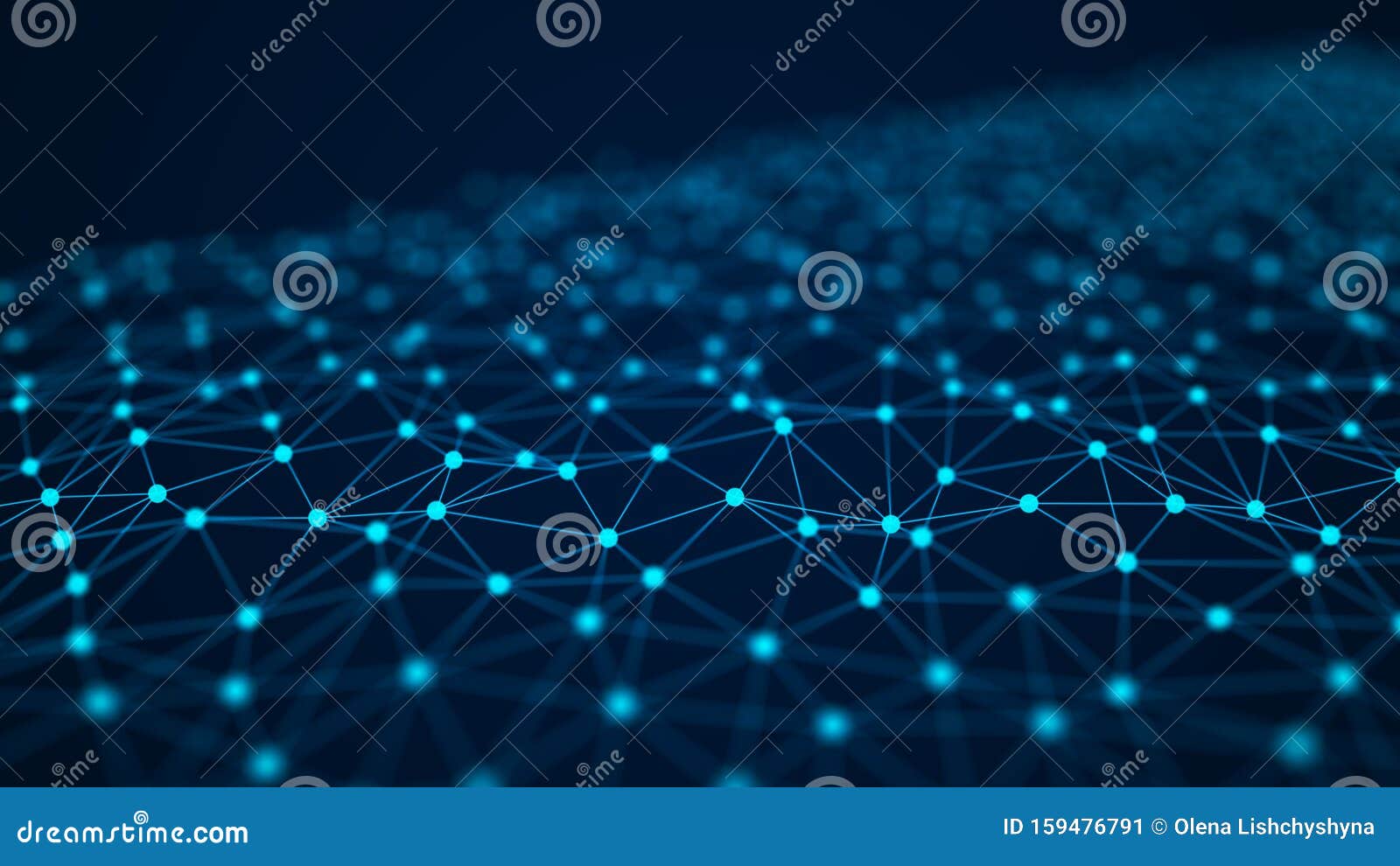 Network Connection Structure. Data Transfer. Abstract Background with Interweaving of Dots and ...