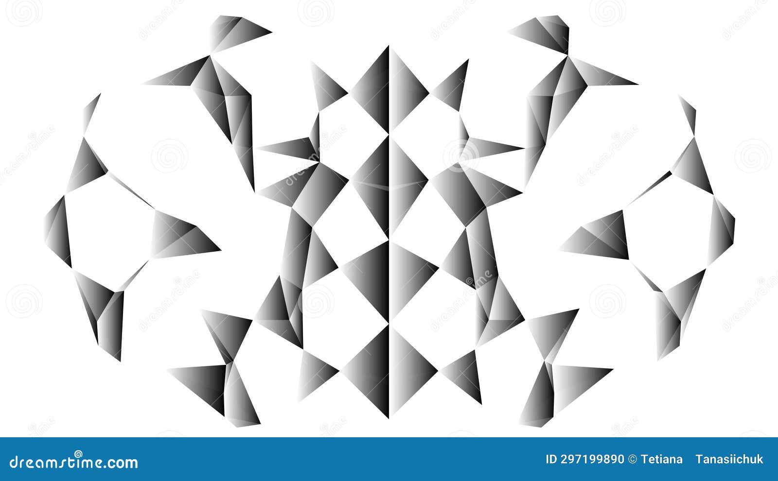 Network Connection Structure. Futuristic Background Made of Triangles ...