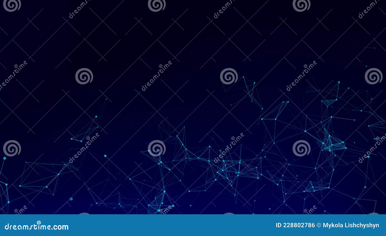 Network Connection Structure. Technology Connect Big Data. Science ...
