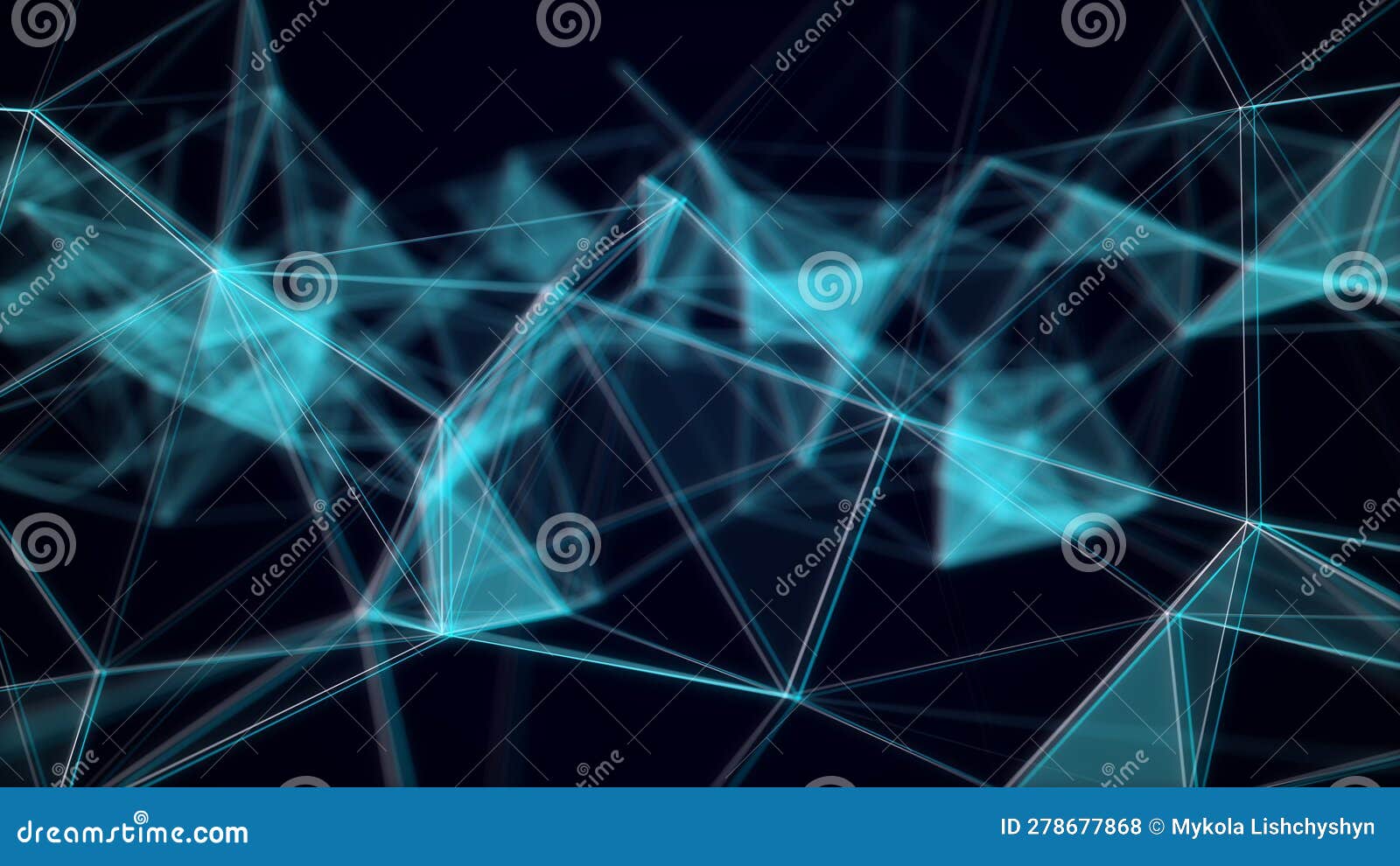 Network Connection Structure. Technology Connect Big Data. Science ...