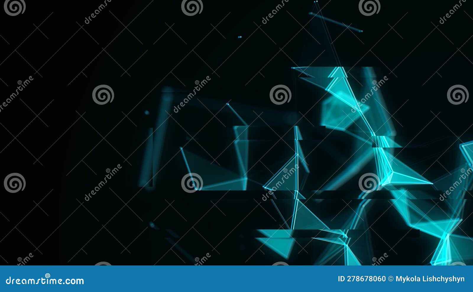 Network Connection Structure. Technology Connect Big Data. Science ...