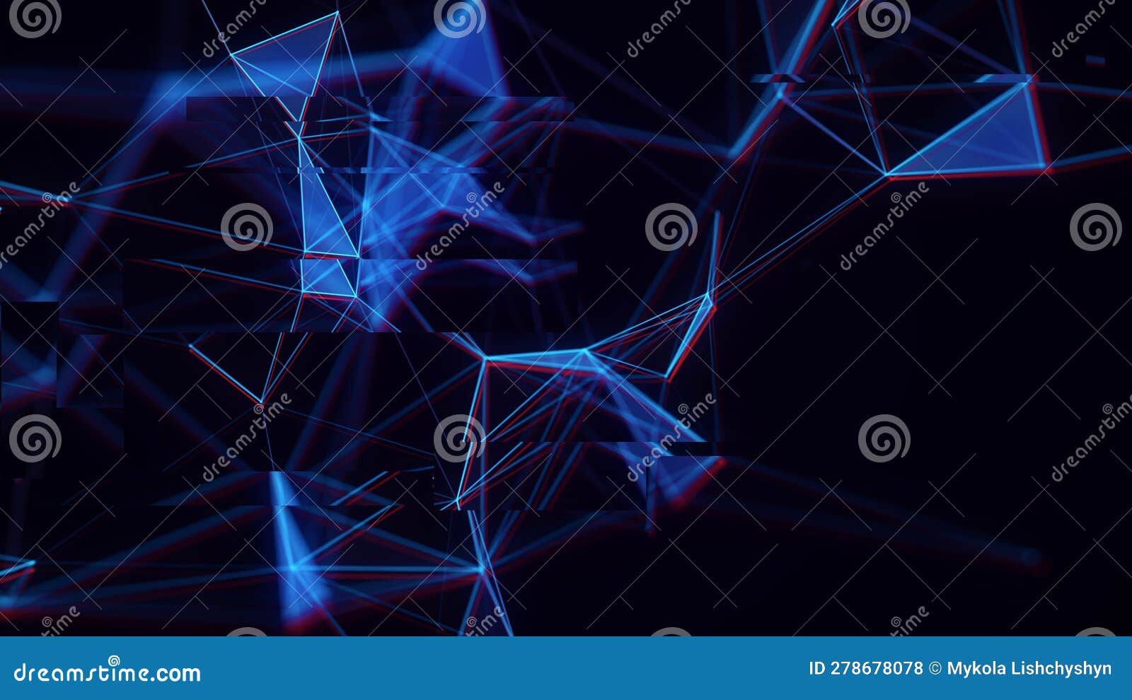 Network Connection Structure. Technology Connect Big Data. Science ...