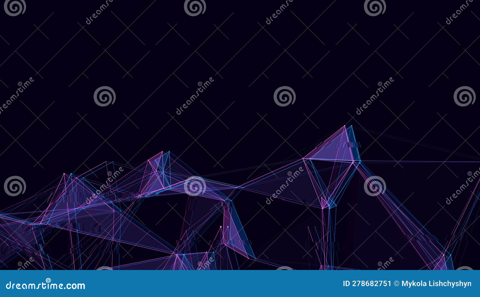Network Connection Structure. Technology Connect Big Data. Science Background. Business ...