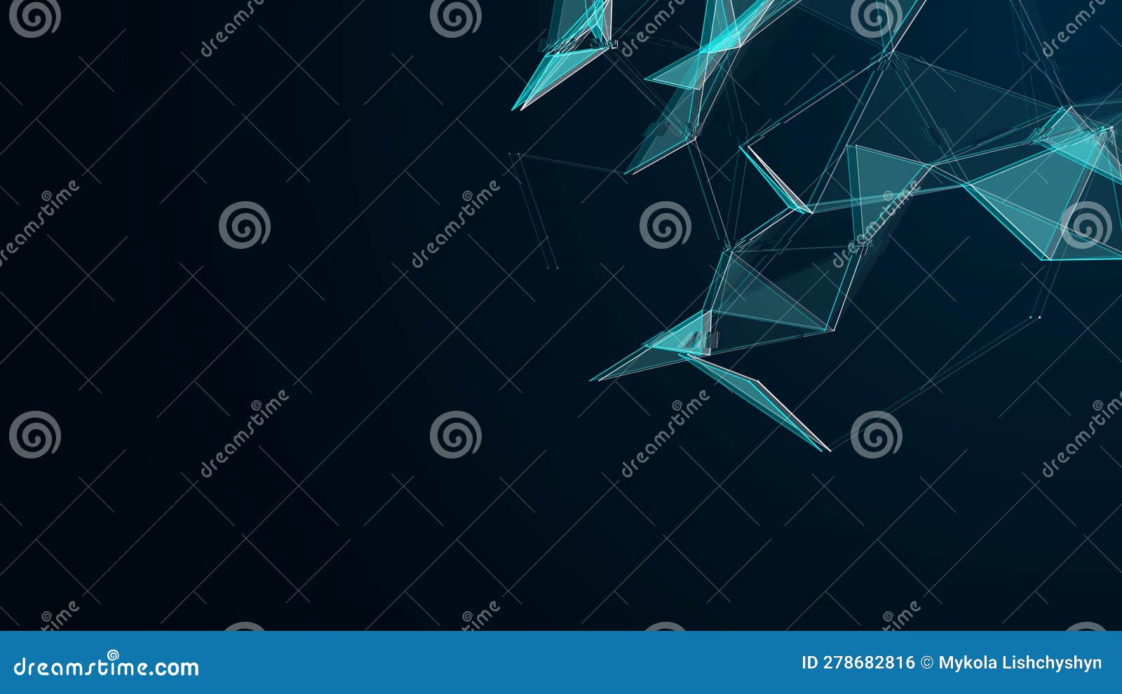 Network Connection Structure. Technology Connect Big Data. Science ...